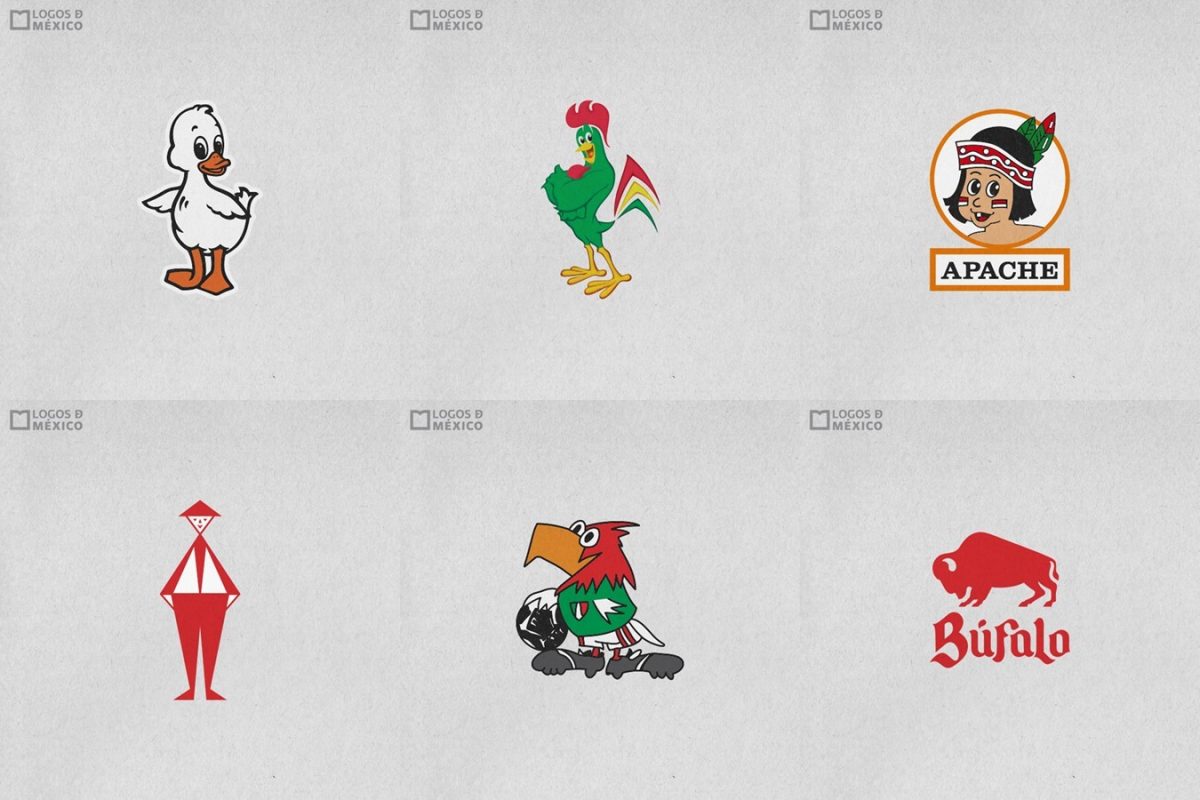 Logos de marcas emblemáticas, identidad visual y branding